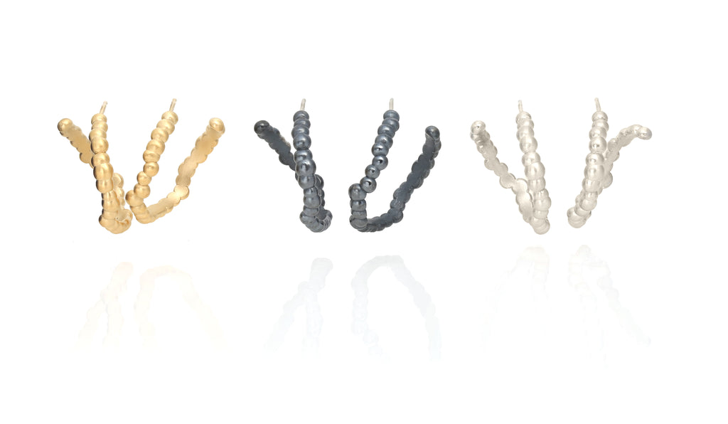 Large Pebble Hoops – Isabelle Ecker Jewelry